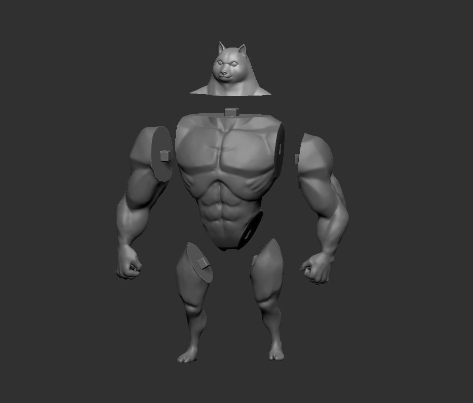 Doge - 3D model 3D printable | CGTrader