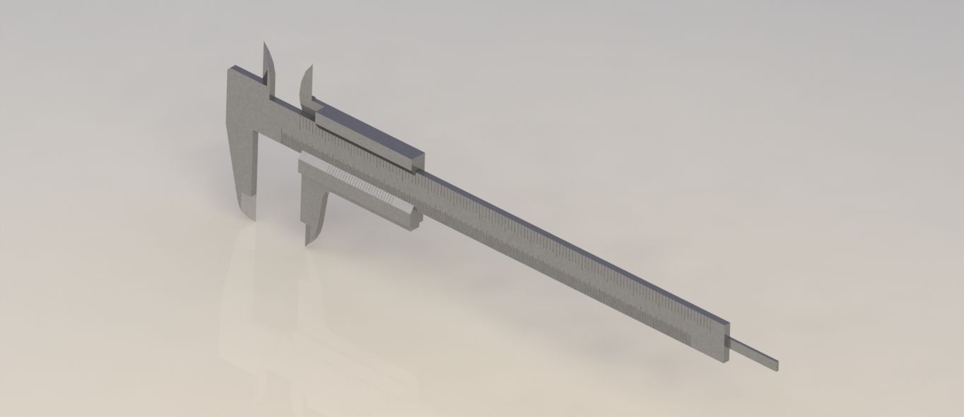 Vernier Scale free 3D model 3D printable | CGTrader