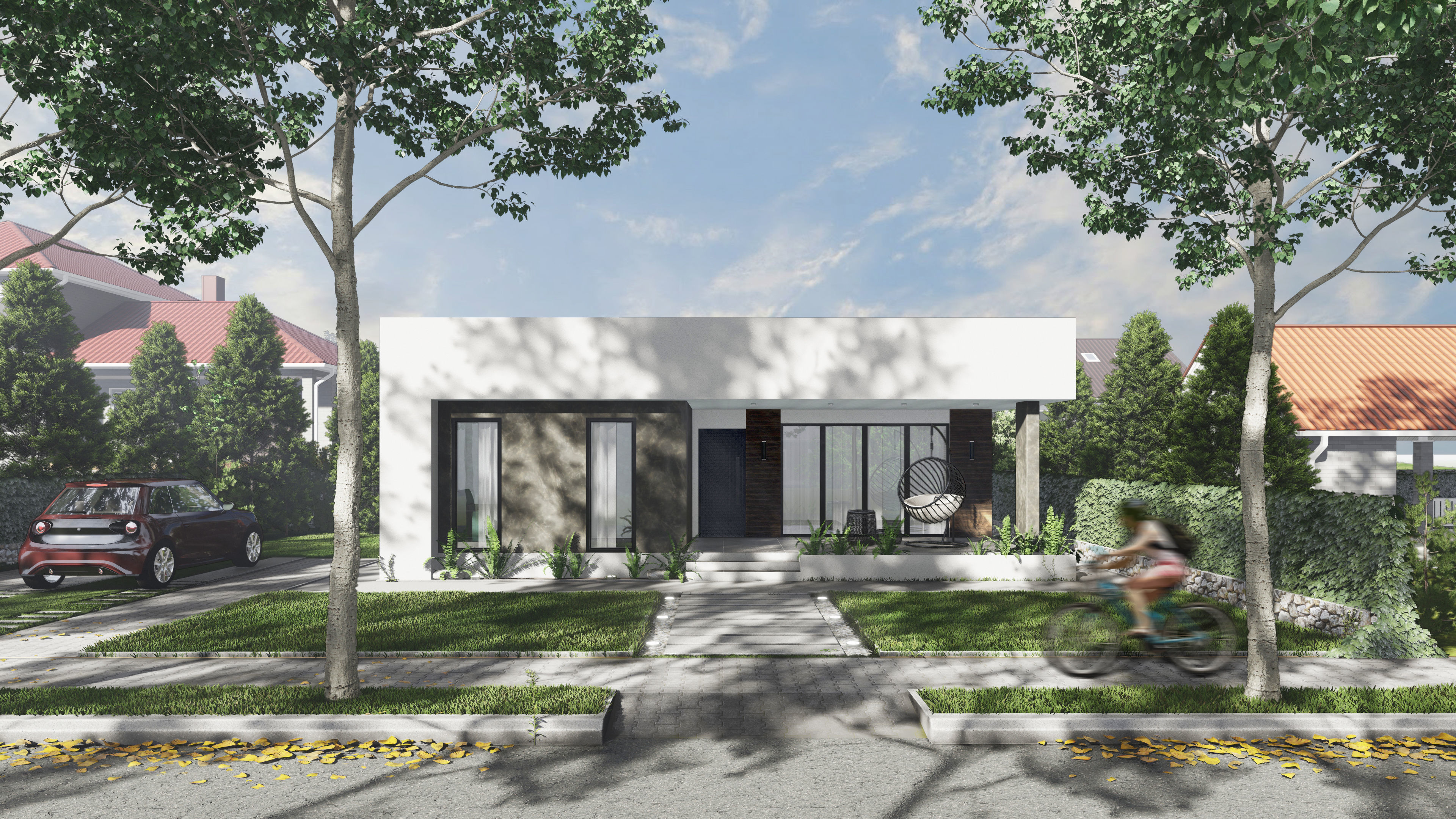 Small modern house - Lumion scene 3D model | CGTrader