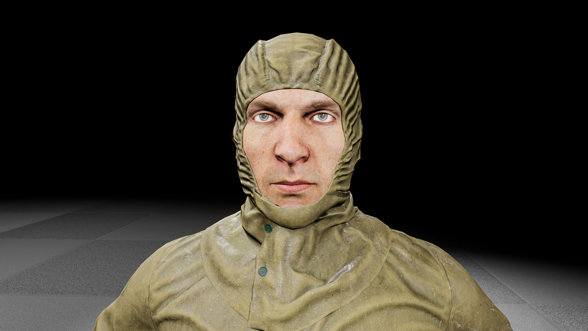 3D model LIQUIDATOR SOVIET SOLDIER VR / AR / low-poly | CGTrader