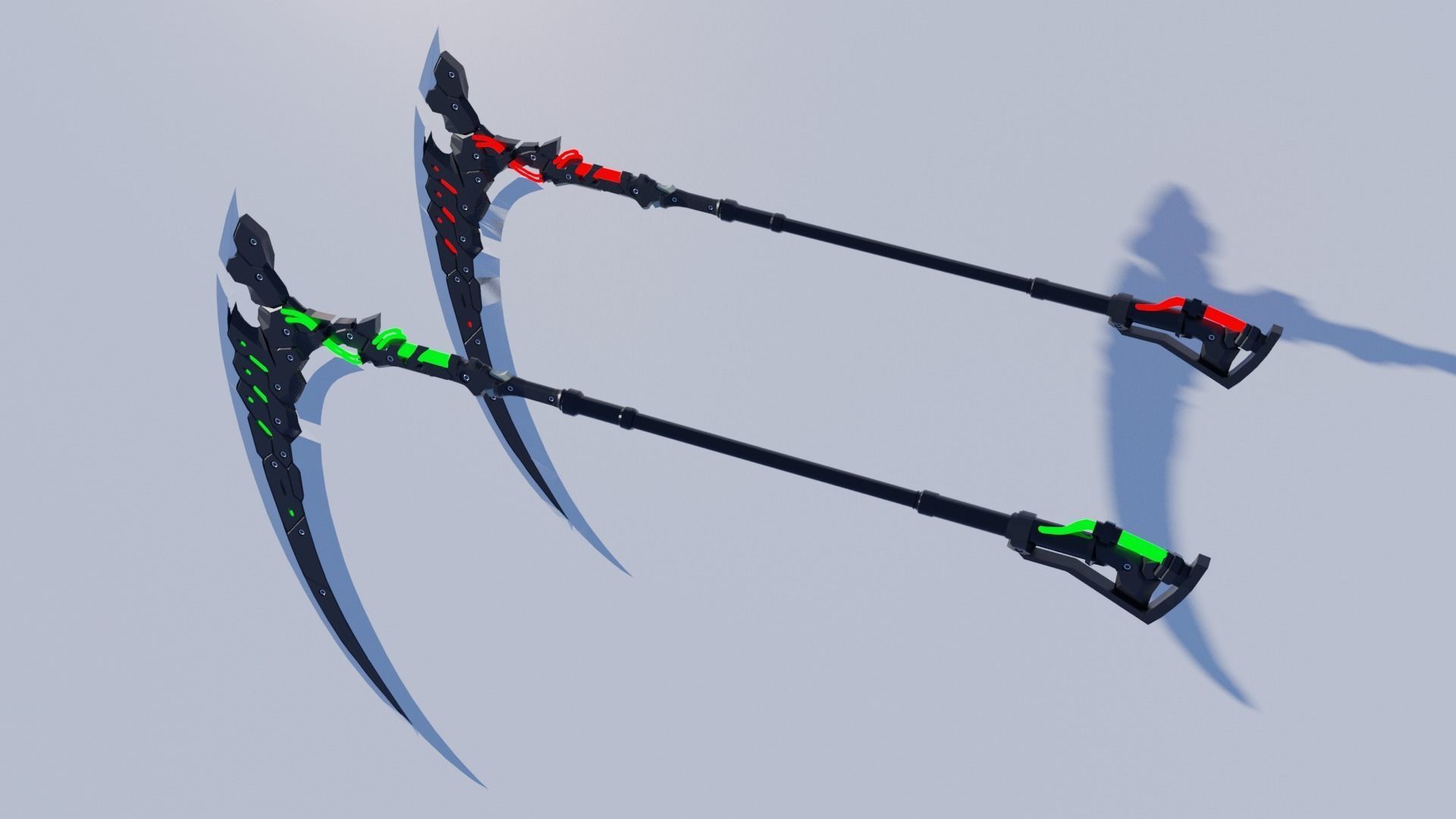 Scythe Is a cold weapon 3D model | CGTrader