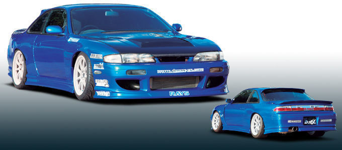 3D model Body Kit for Nissan Silvia S14 Zenki D-Max Type II 2 Inspired ...