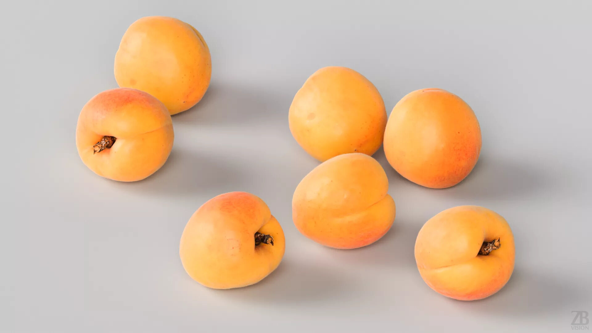 Apricot 3D model | CGTrader