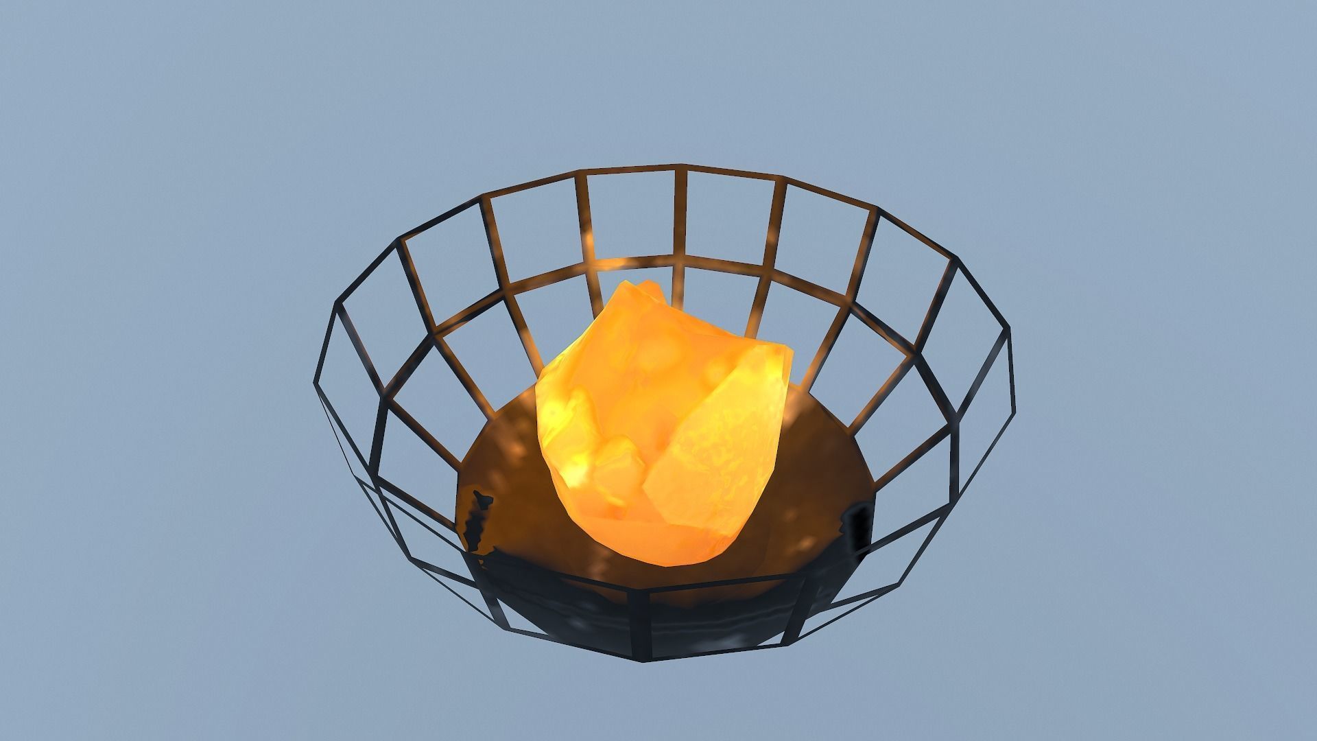 Low Poly Fire Bowl free VR / AR / low-poly 3D model | CGTrader