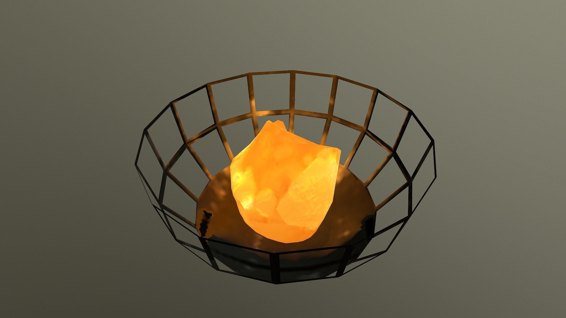 Low Poly Fire Bowl free VR / AR / low-poly 3D model | CGTrader
