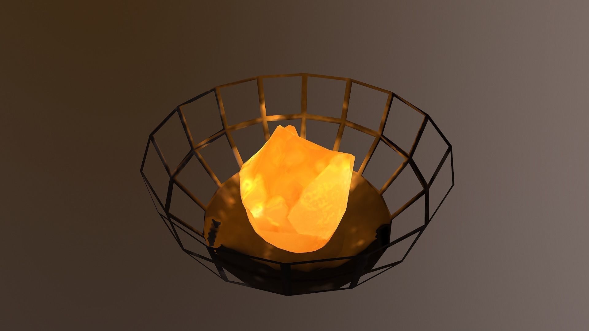 Low Poly Fire Bowl free VR / AR / low-poly 3D model | CGTrader