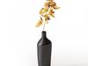 Flower In Black Vase 3D model | CGTrader