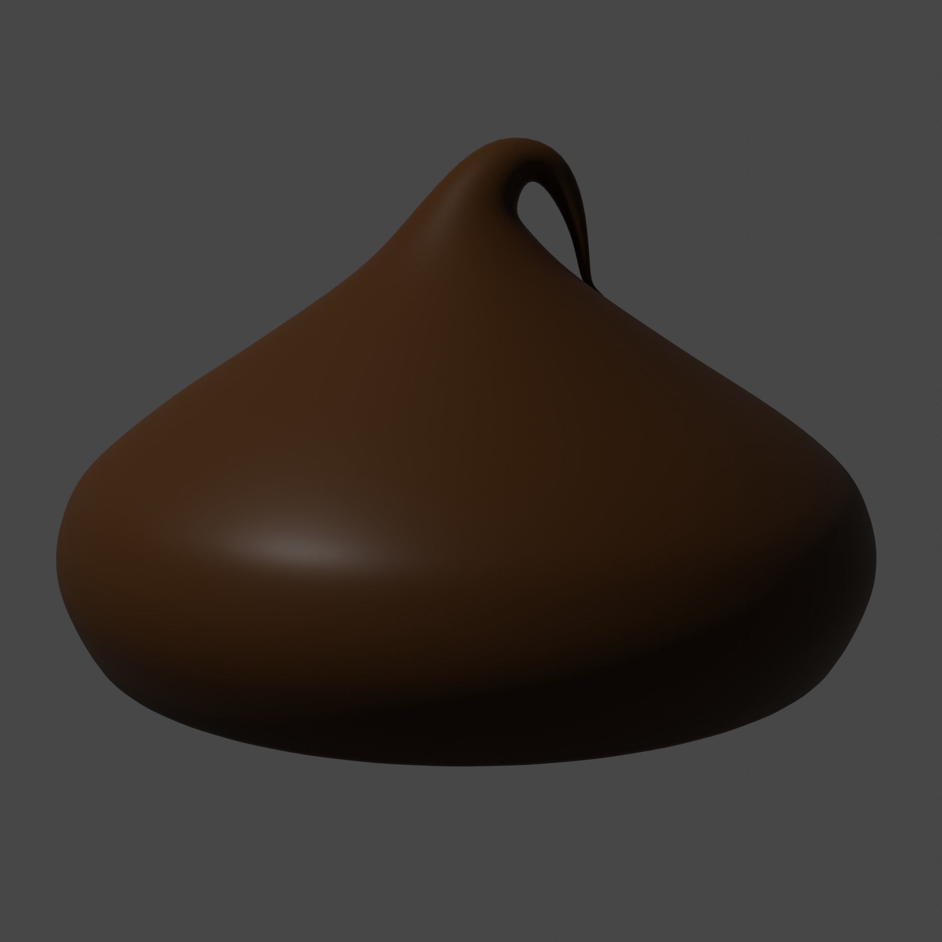 3D model Low Poly Chocolate Chip VR / AR / low-poly | CGTrader
