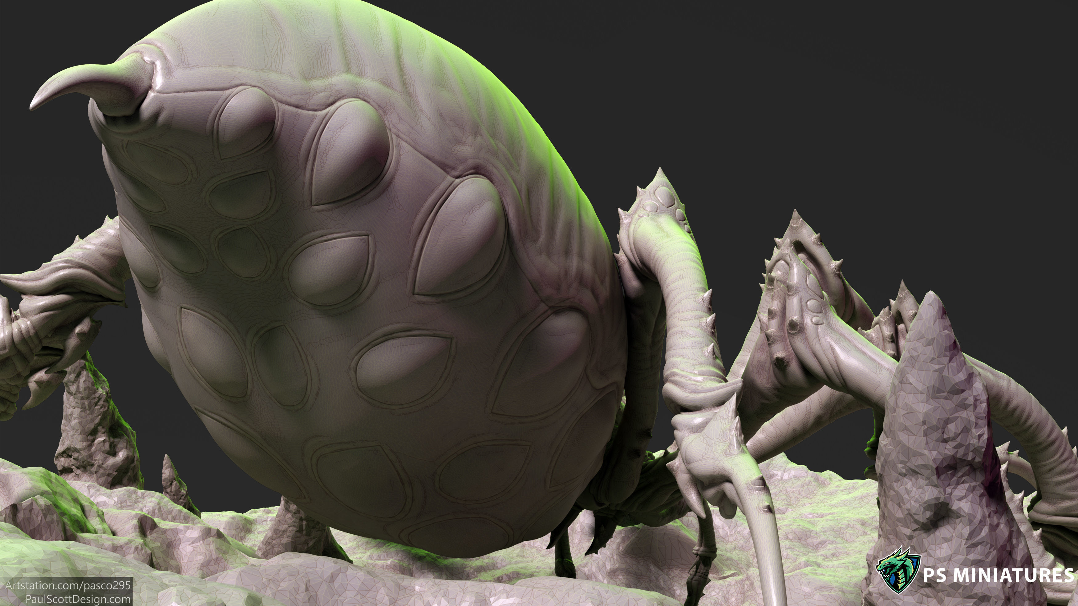 Phase Spider Pose 1 - 3D Printable 3D model 3D printable | CGTrader