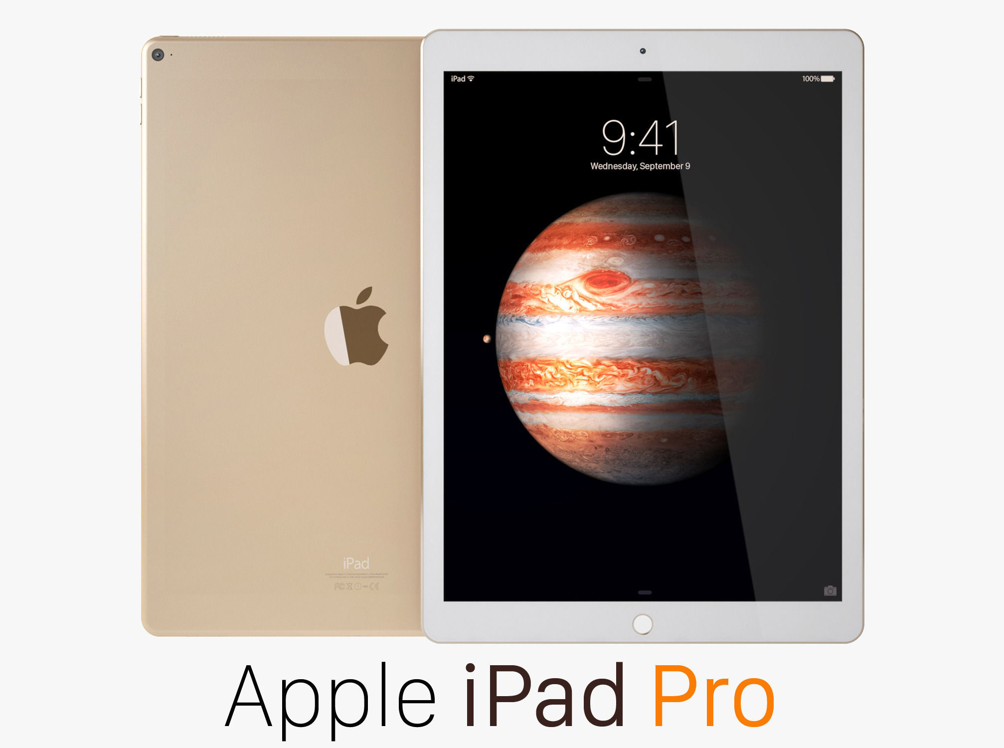 Apple iPad Pro Gold 3D model | CGTrader
