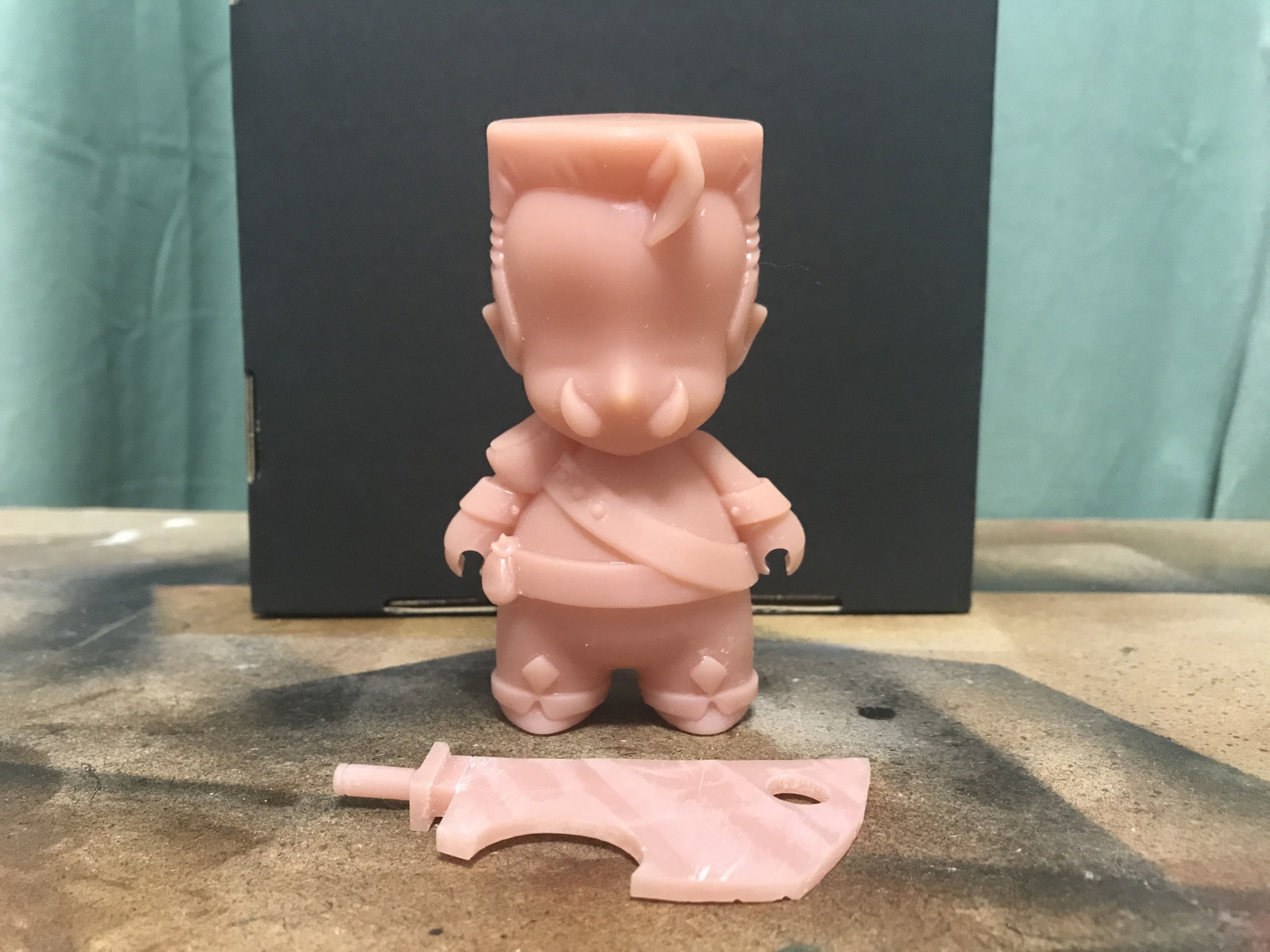 Simple Orc Chibi Art Toy Print 3D model 3D printable | CGTrader