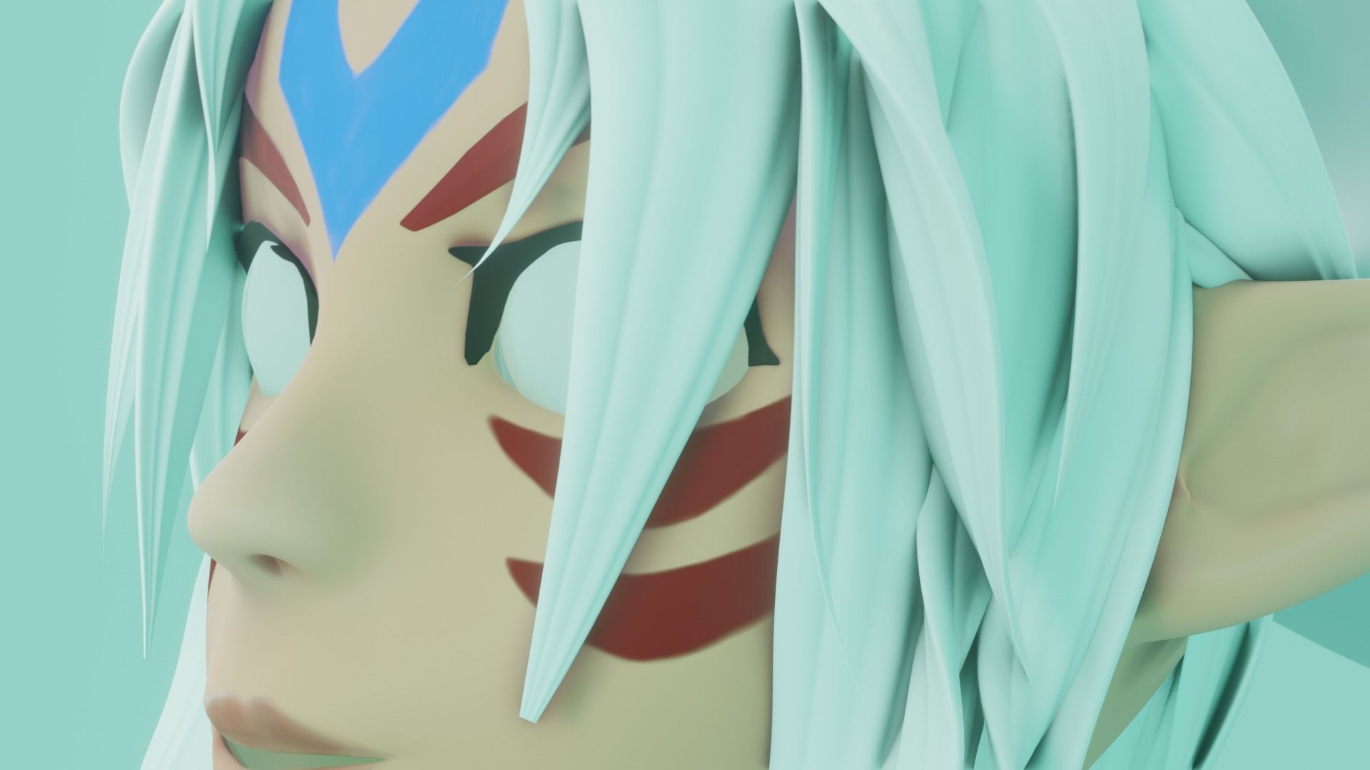 Fierce Deity Link 3D model animated rigged | CGTrader