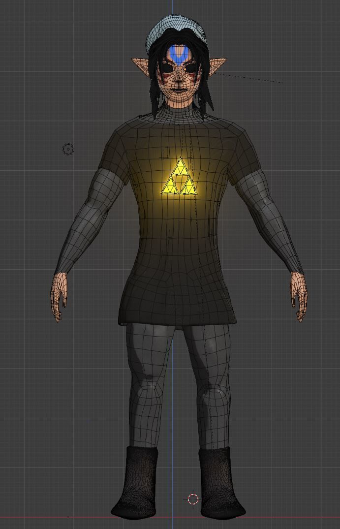 Fierce Deity Link 3D model animated rigged | CGTrader