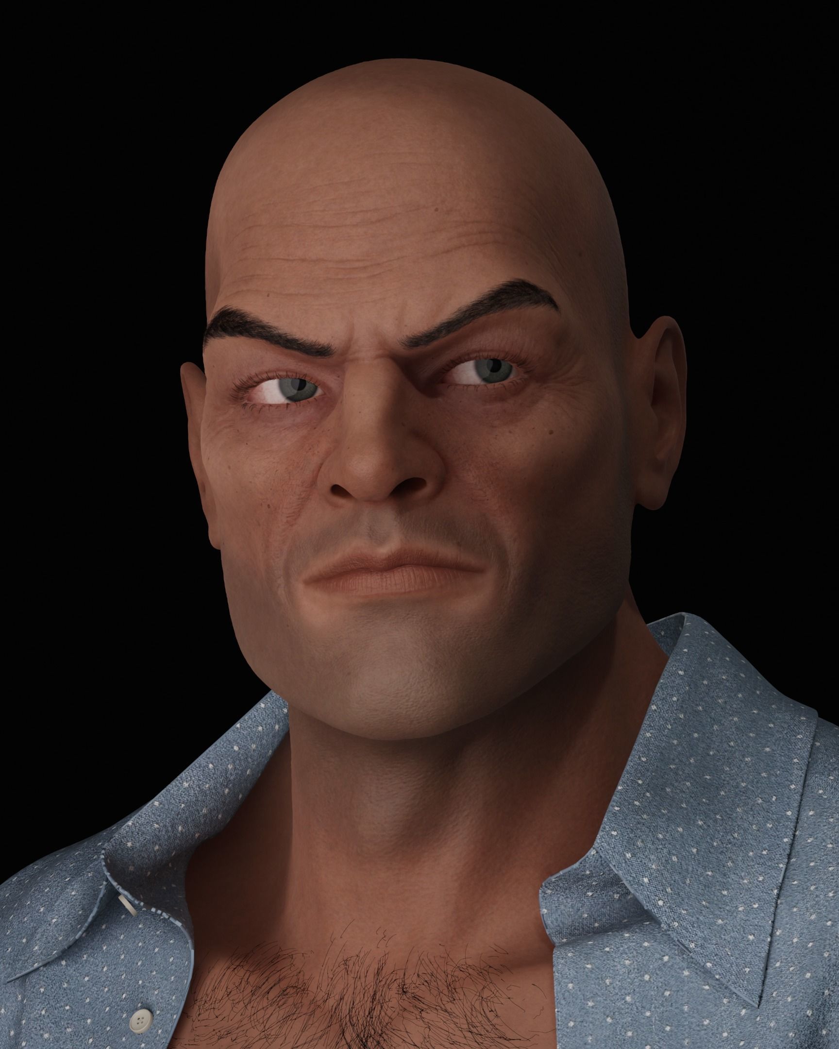 Realistic Male Character free 3D model | CGTrader
