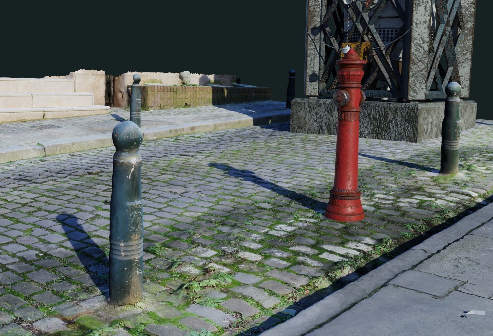 Fire Hydrant 50s German style 3D model | CGTrader