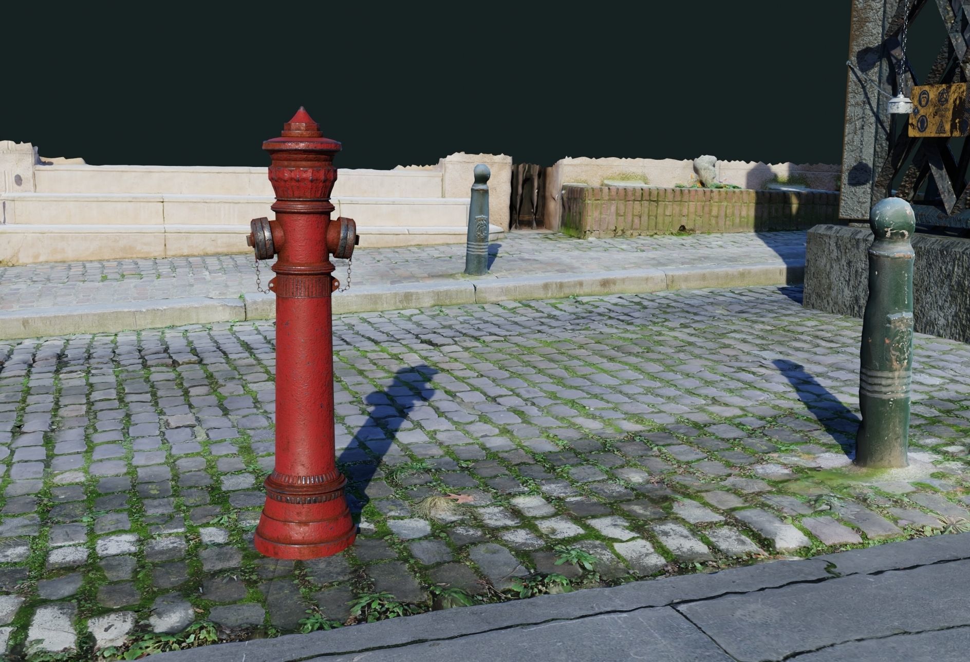 Fire Hydrant 50s German style 3D model | CGTrader