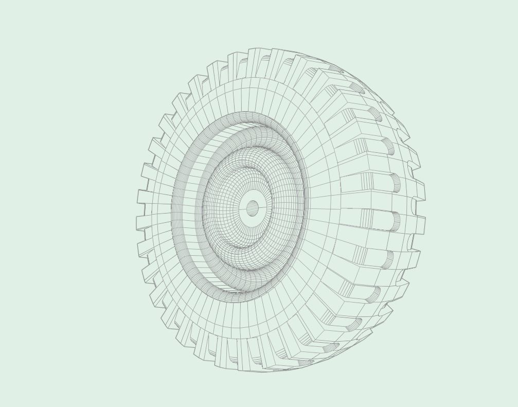 Printable Willys Jeep Wheel 3D model 3D printable | CGTrader
