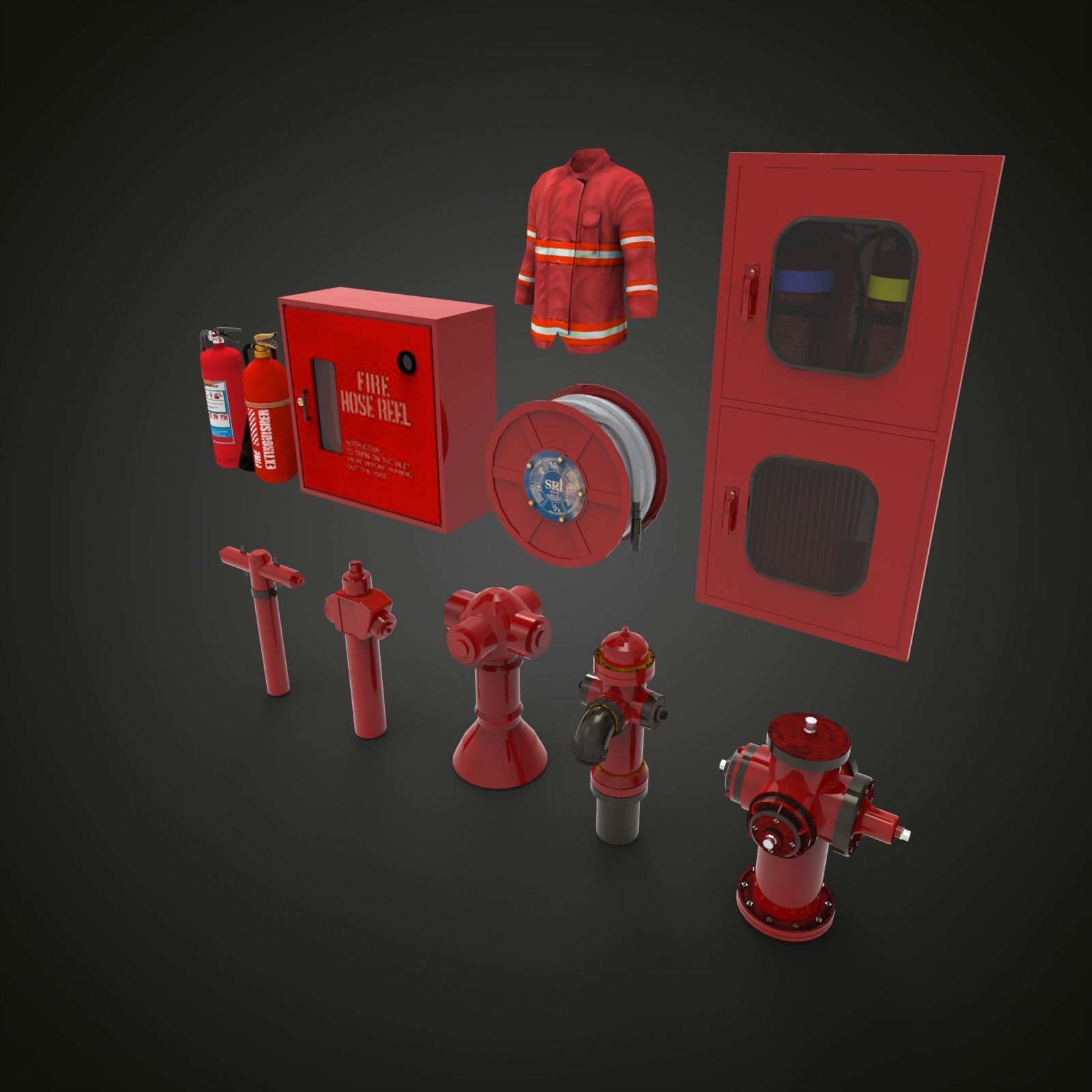 Fire Equipment Extinguisher 3D model | CGTrader