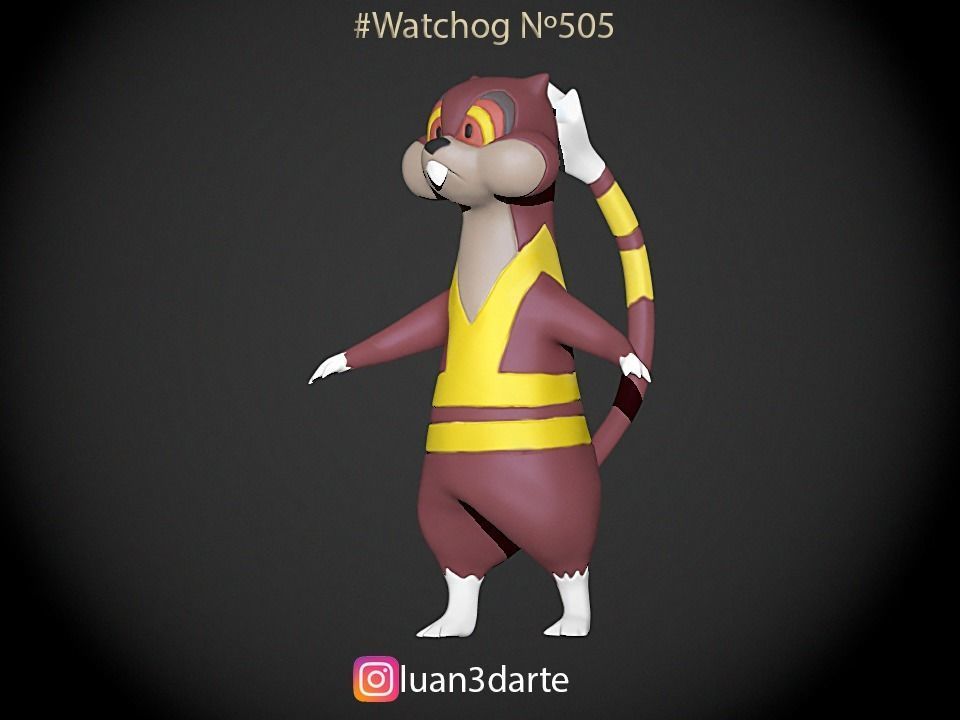 Watchog STL watchdog 3D model 3D printable | CGTrader