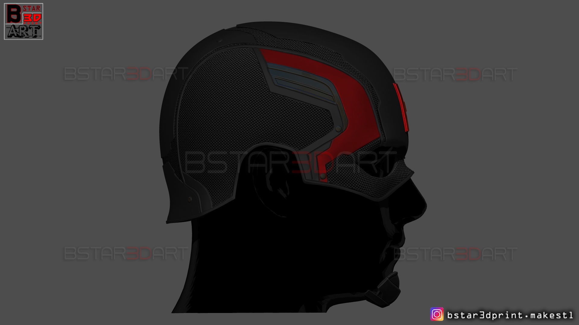 Captain Hydra Helmet - Marvel Comics - High Quality Model 3D model 3D ...