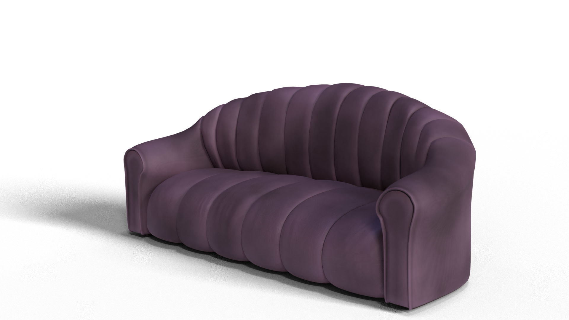 Soft bulging Sofa 3D model | CGTrader