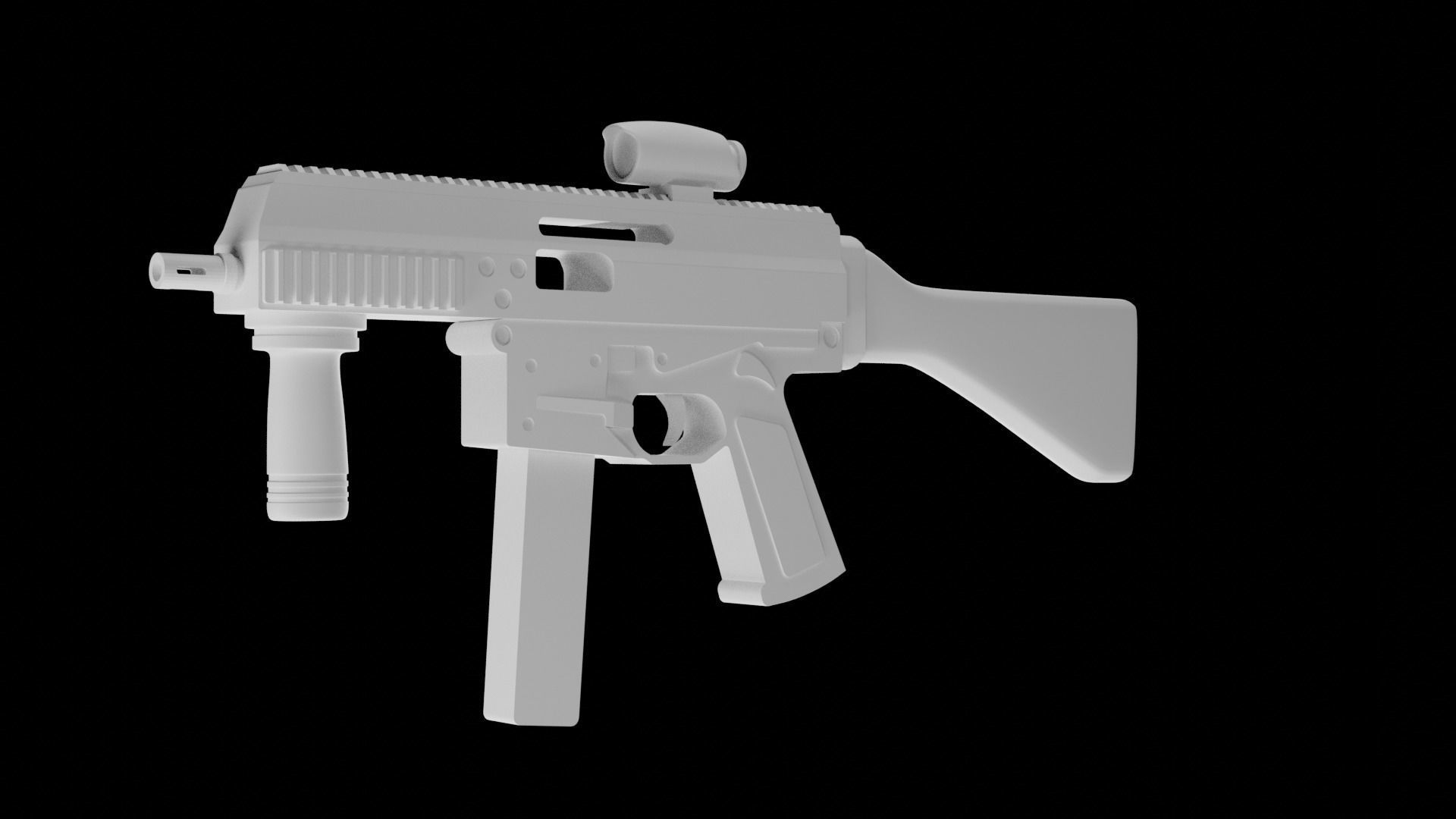 3D model Realistic Weapon Low Poly - PBR Texture - Blender Cinema 4D VR ...