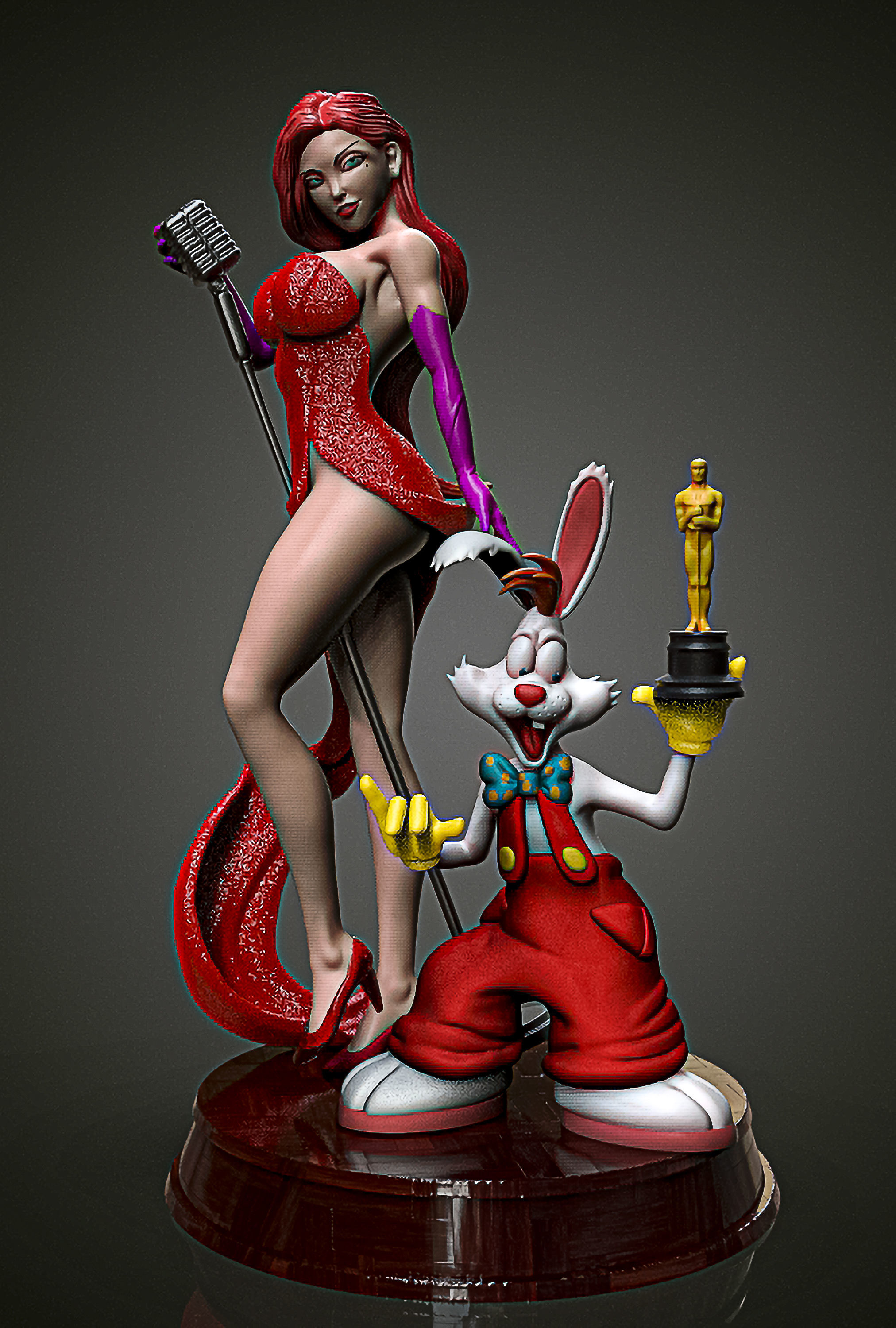 jessica rabbit 3D model 3D printable | CGTrader