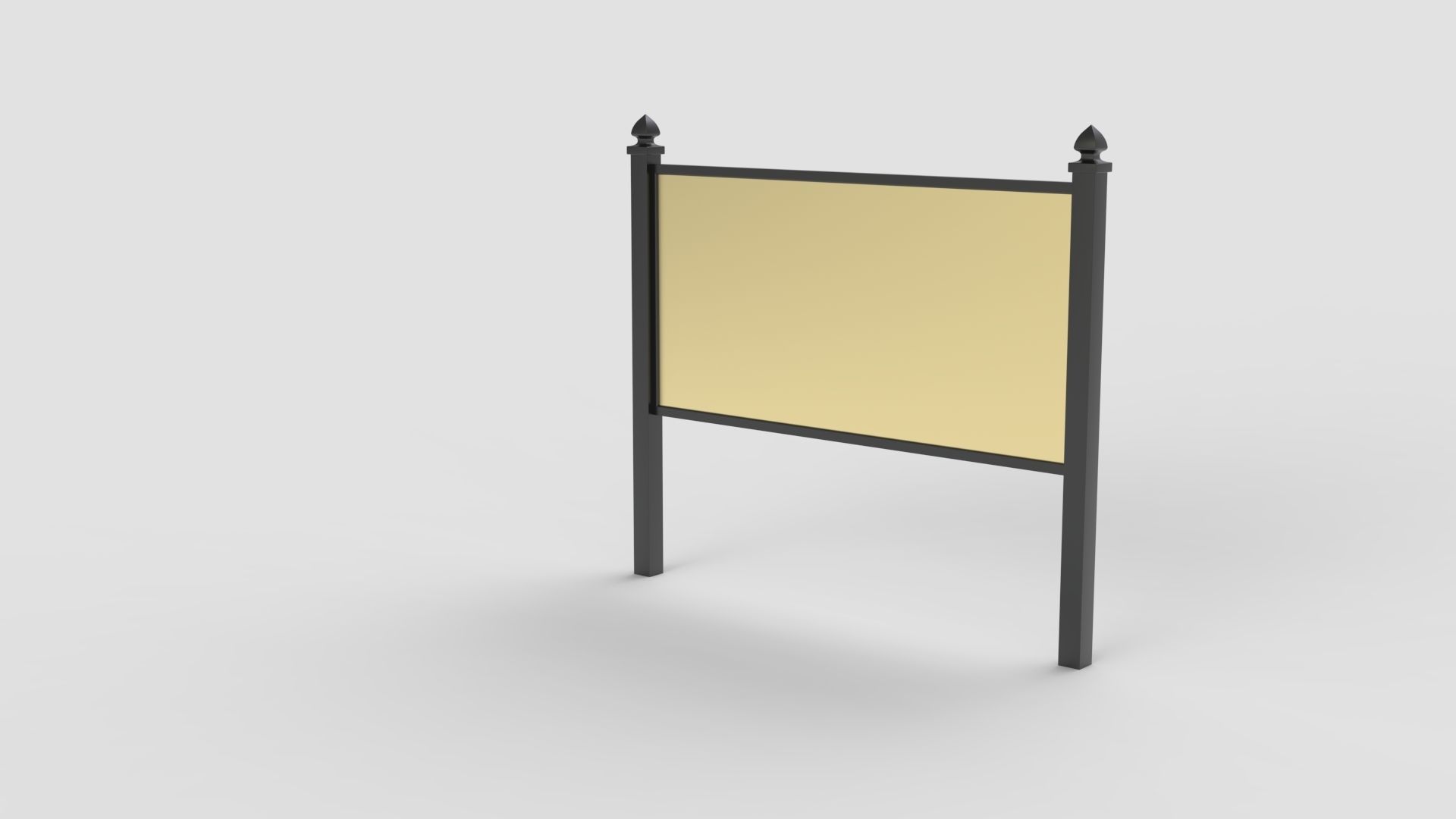 Outdoor Business Sign 3D model | CGTrader