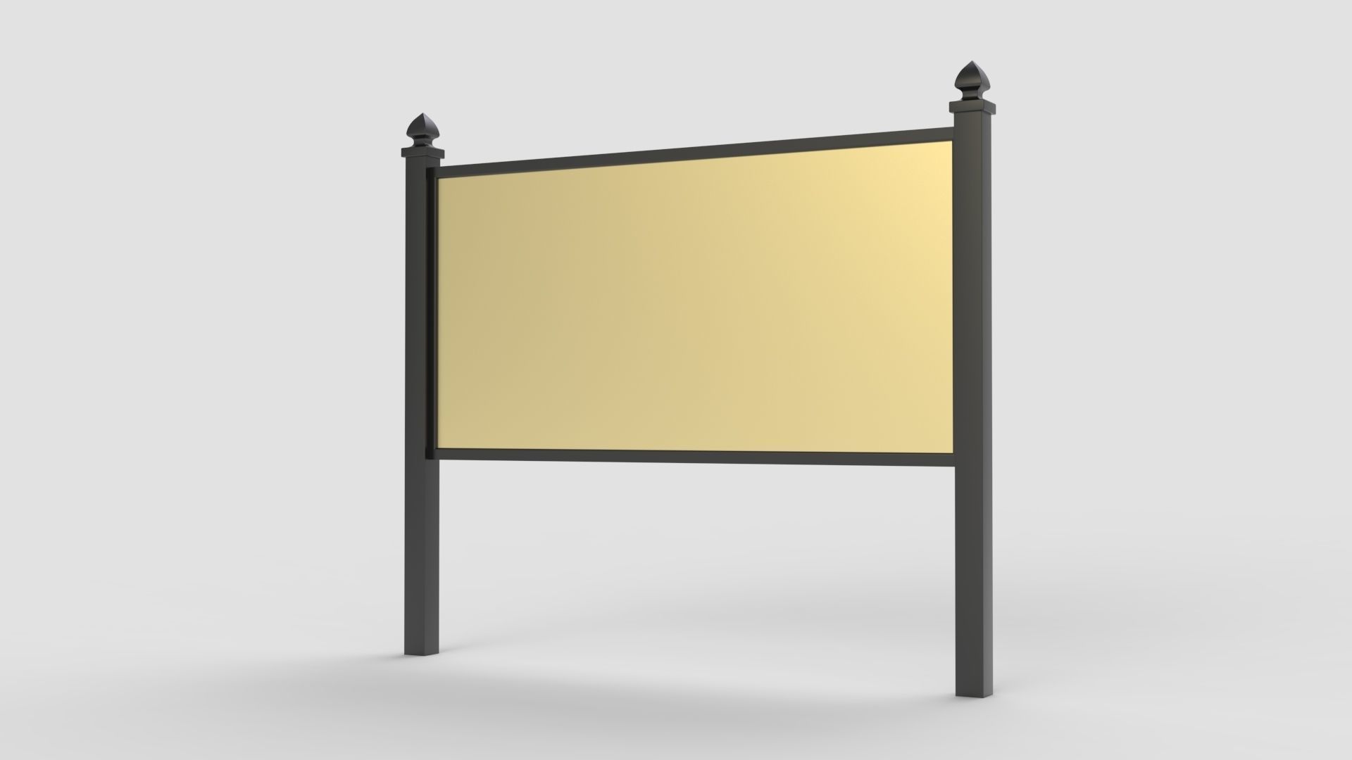 Outdoor Business Sign 3D model | CGTrader