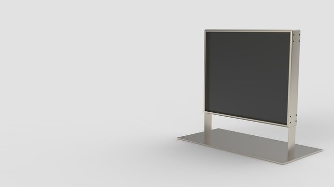 Square Signboard 3D model | CGTrader