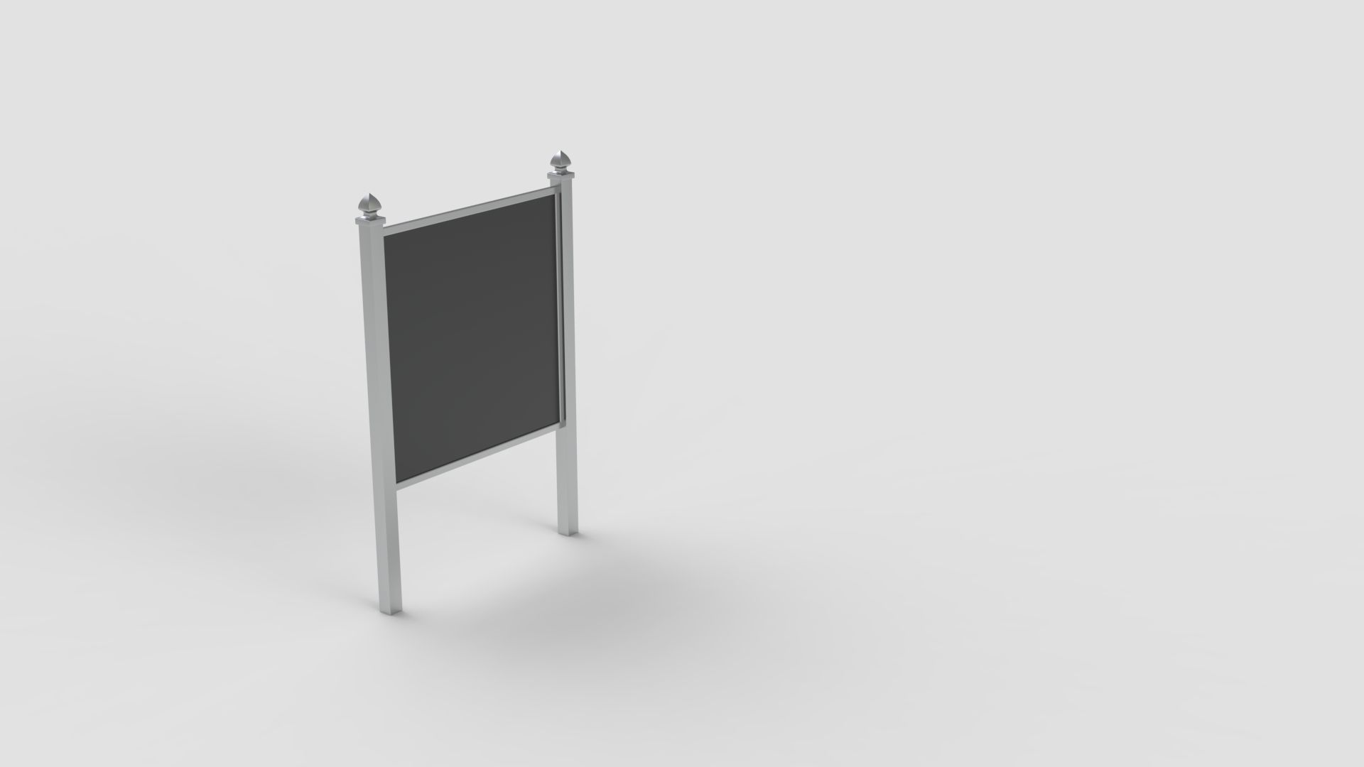 Outdoor Commercial Sign 3D model | CGTrader
