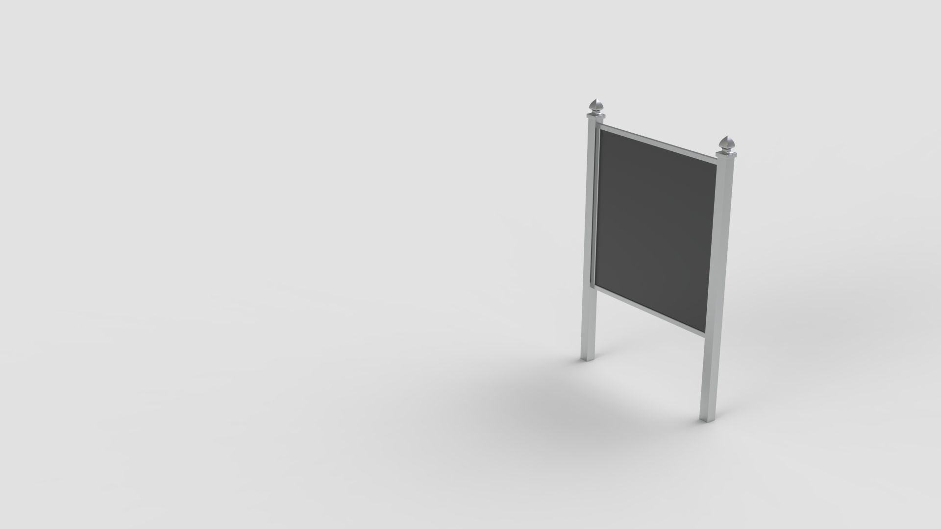 Outdoor Commercial Sign 3D model | CGTrader