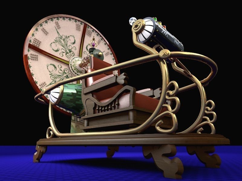 Time Machine free 3D model | CGTrader