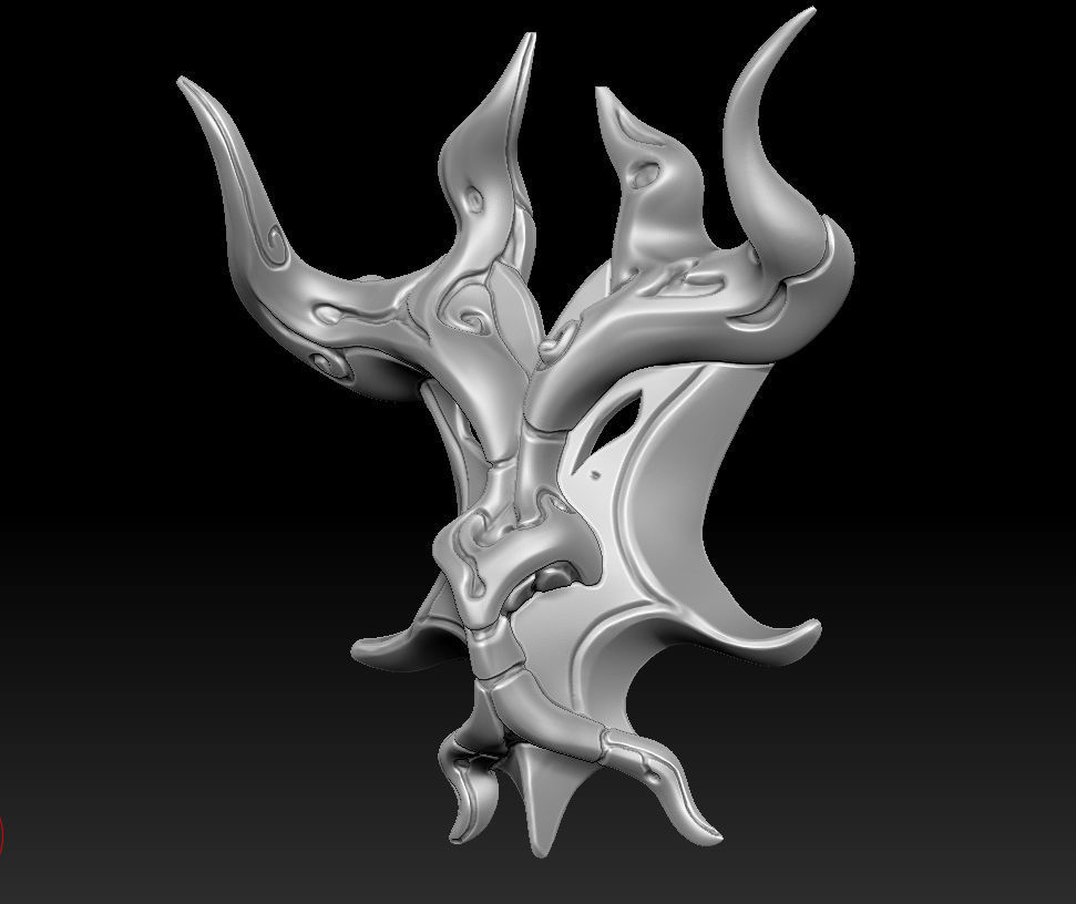 Forest mask 3d print 3D model 3D printable | CGTrader