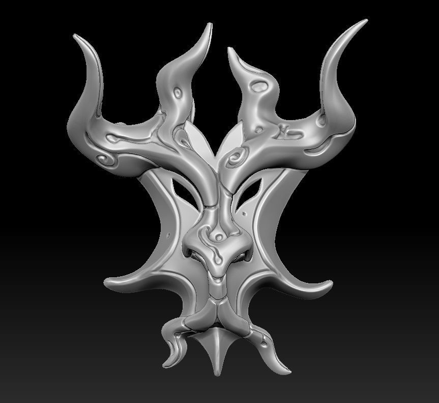 Forest mask 3d print 3D model 3D printable | CGTrader