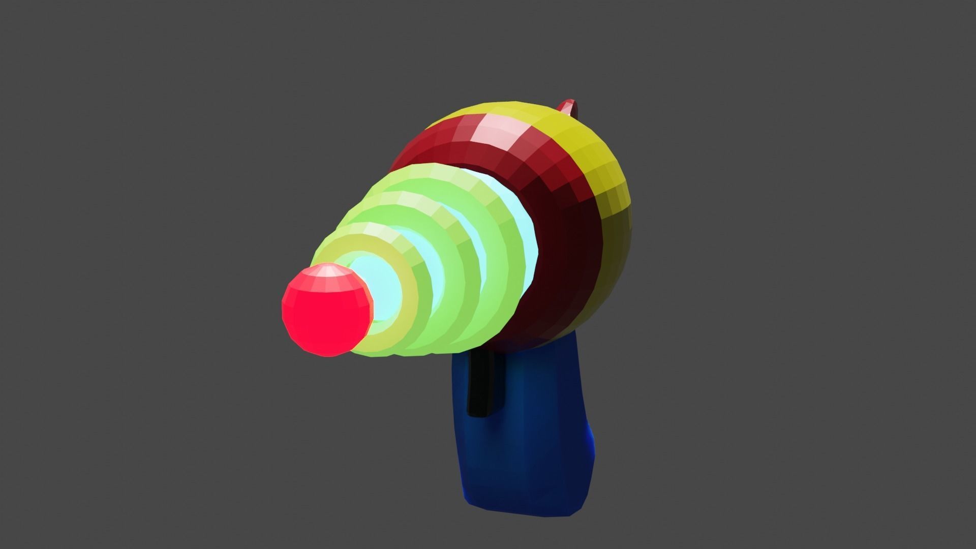 3D model Low Poly Alien Laser Gun VR / AR / low-poly | CGTrader