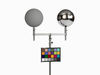 Color Checker with Chrome and Grey Ball 3D model | CGTrader