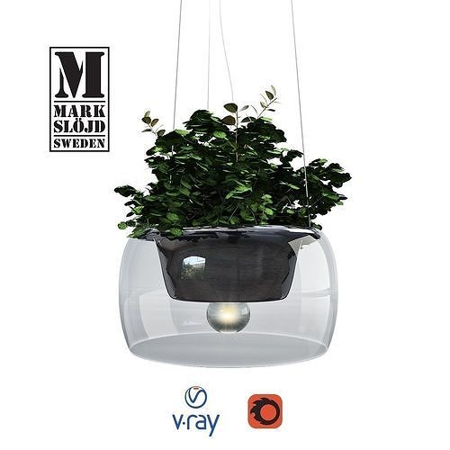 Ceiling lamp PLANT 3D model | CGTrader