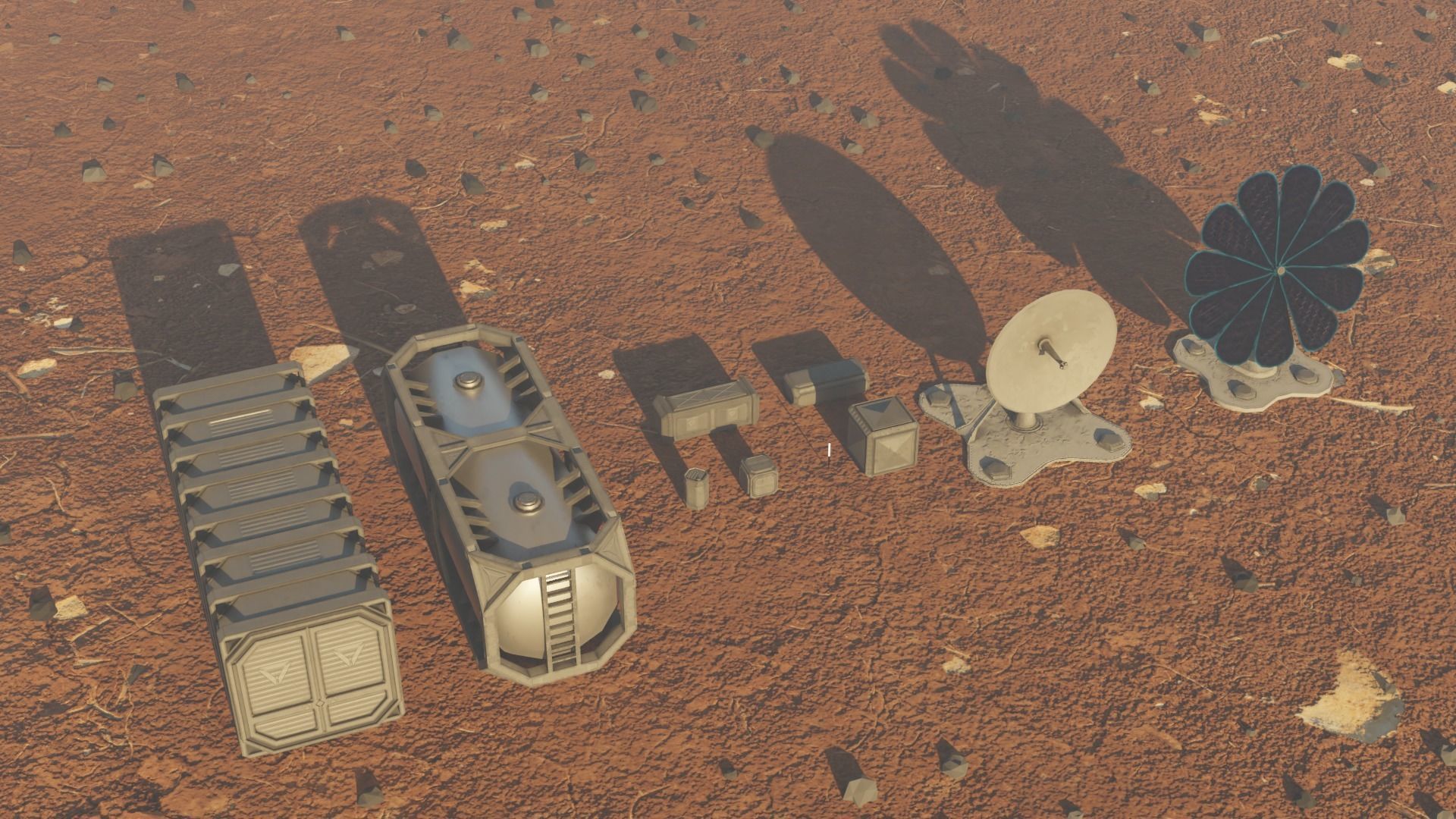 3D model Low poly containers for colony VR / AR / low-poly rigged ...