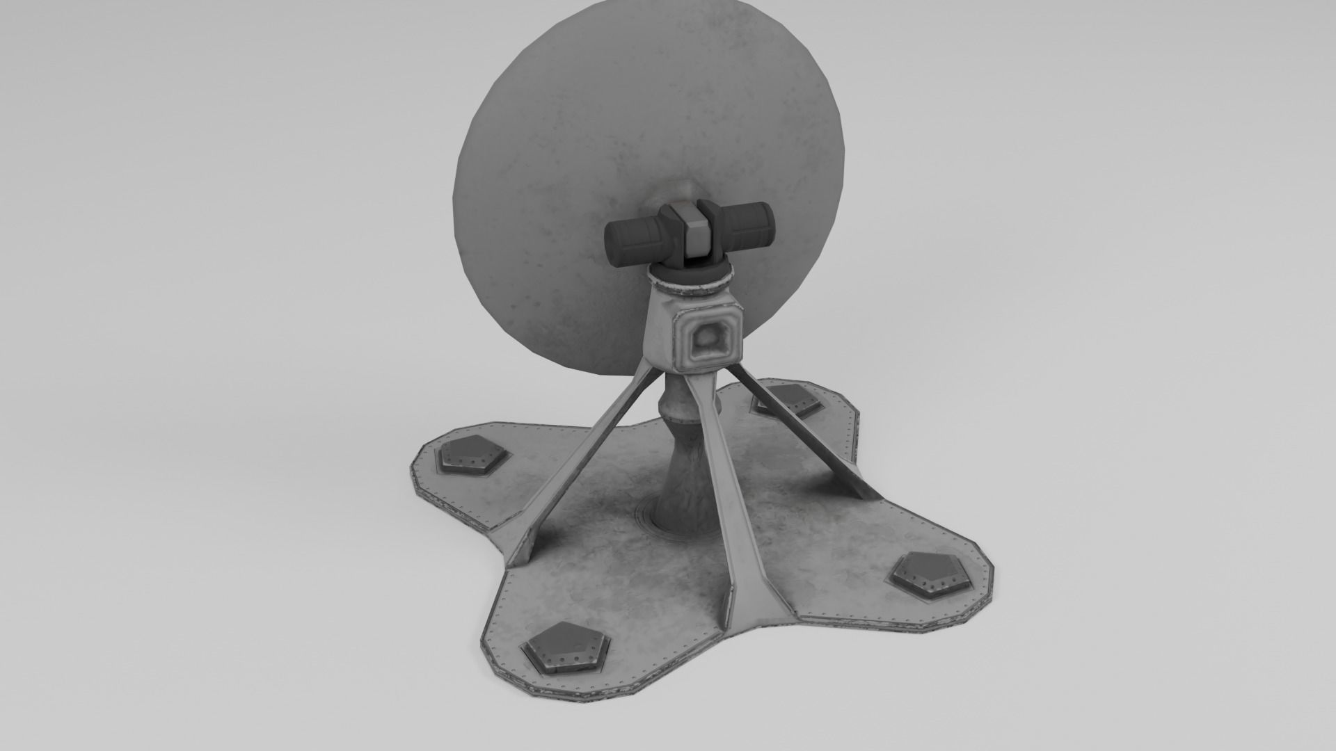 3D model Low poly containers for colony VR / AR / low-poly rigged ...