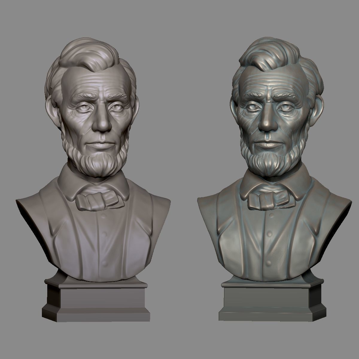 Abraham Lincoln 3D model 3D printable | CGTrader