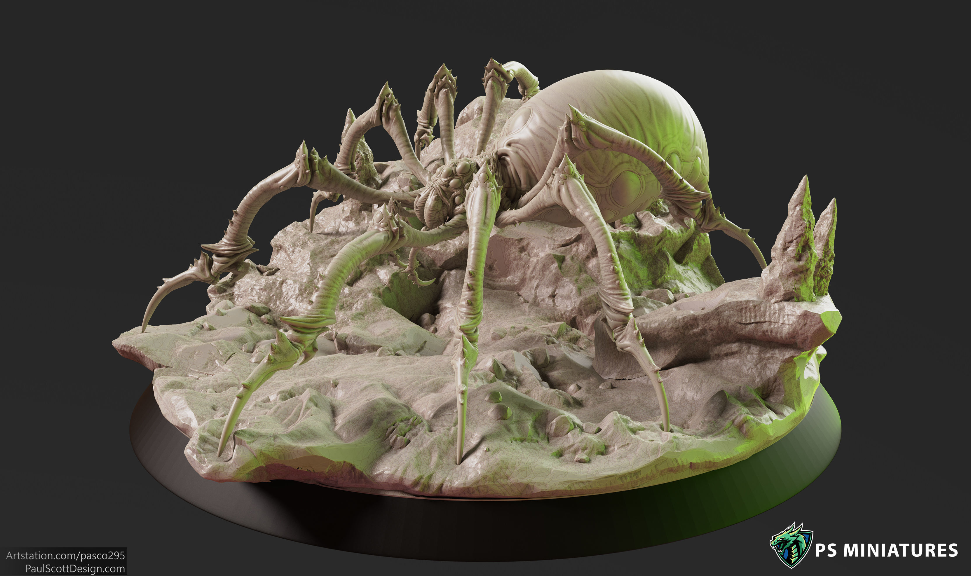 Phase Spider Pose 3 - 3D Printable 3D model 3D printable | CGTrader