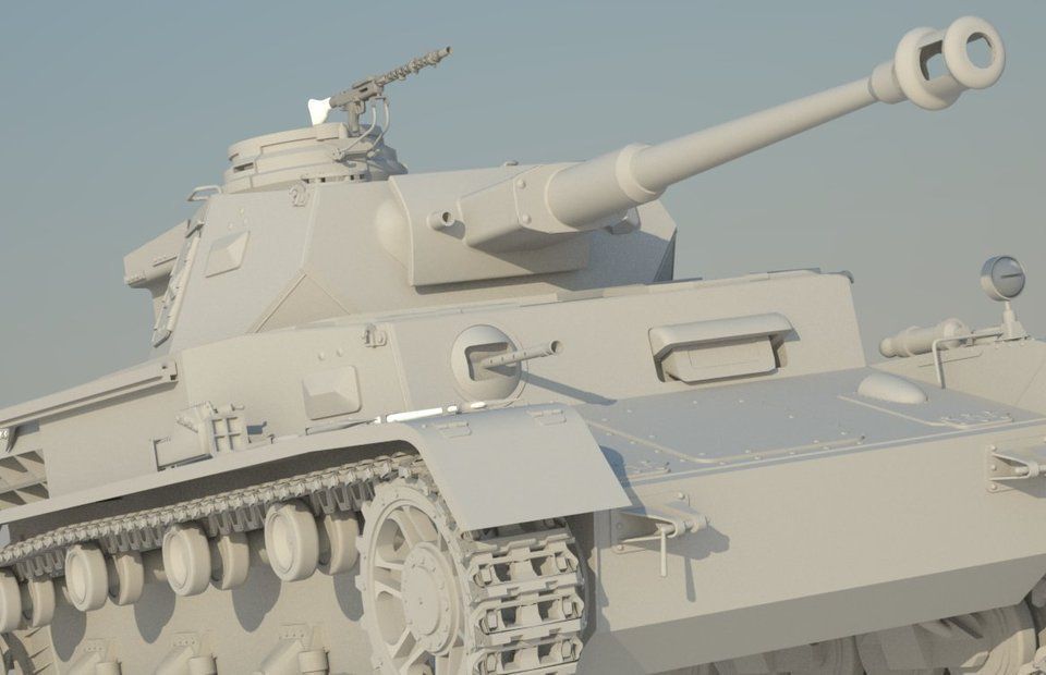 Panzer IV free 3D Model 3DM | CGTrader.com