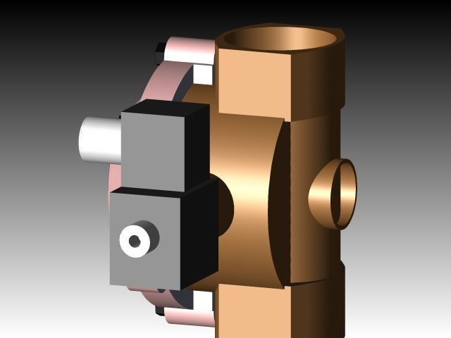 Solenoid valve 3D model | CGTrader