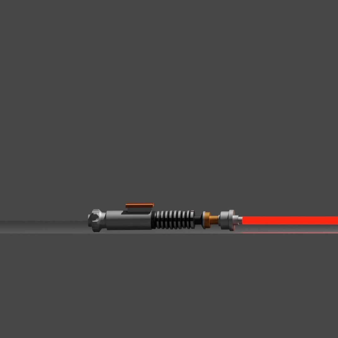3D model Simple Lightsaber VR / AR / low-poly | CGTrader