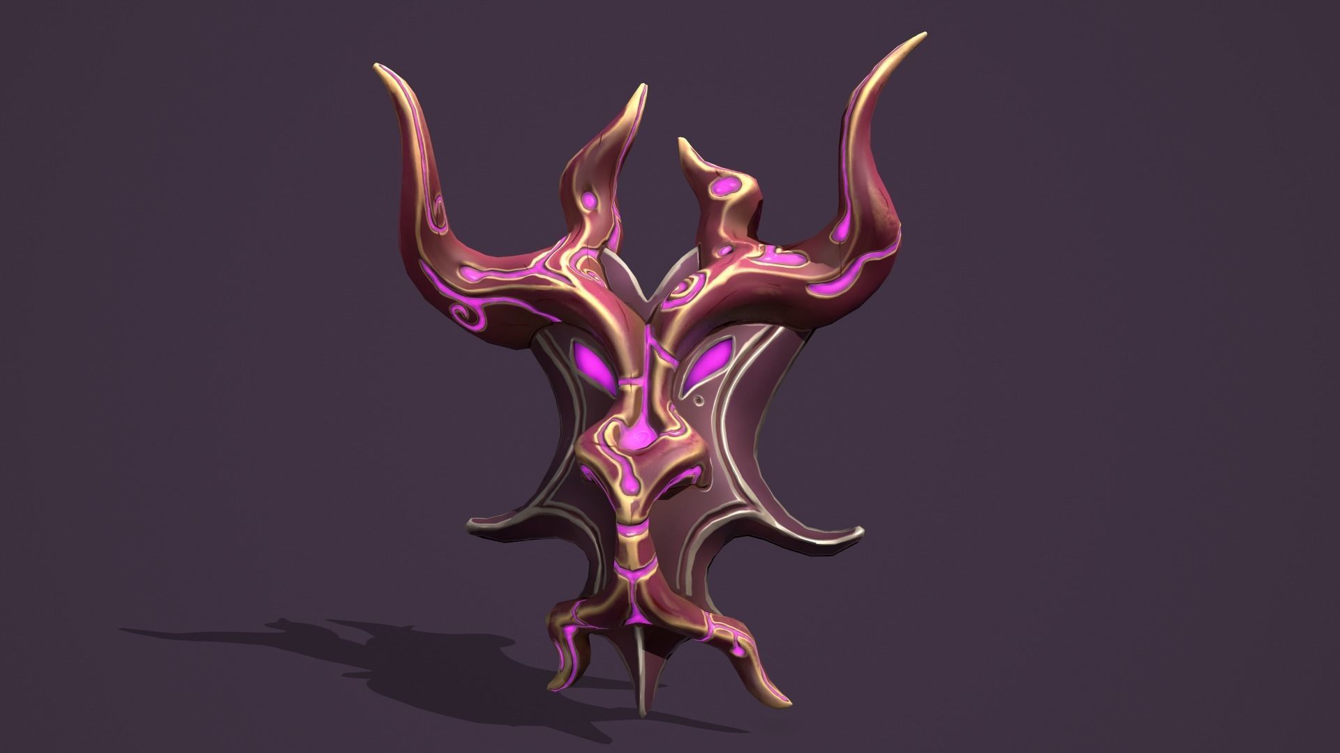 3D model Forest mask VR / AR / low-poly | CGTrader