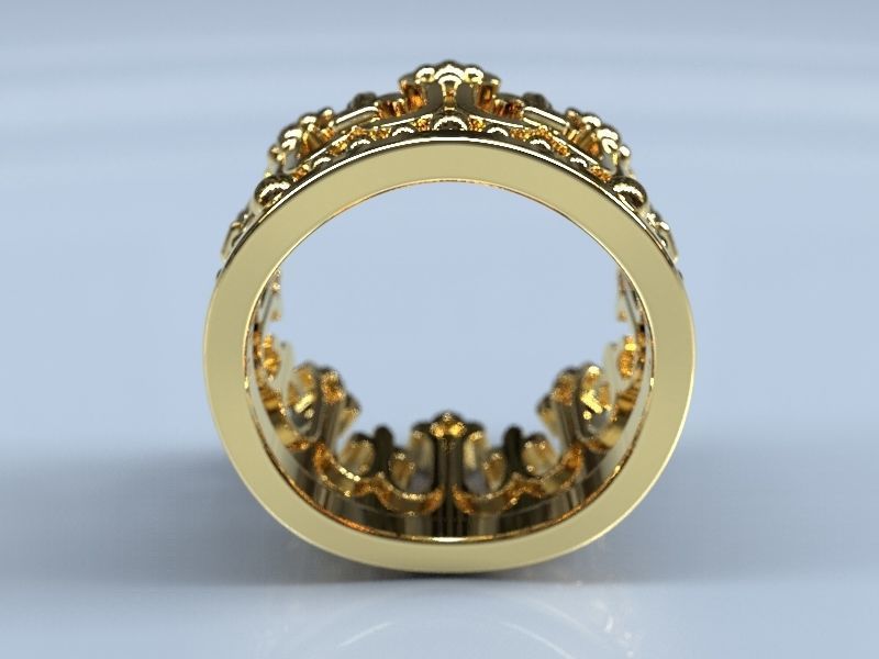 king Crown Ring free 3D model 3D printable | CGTrader
