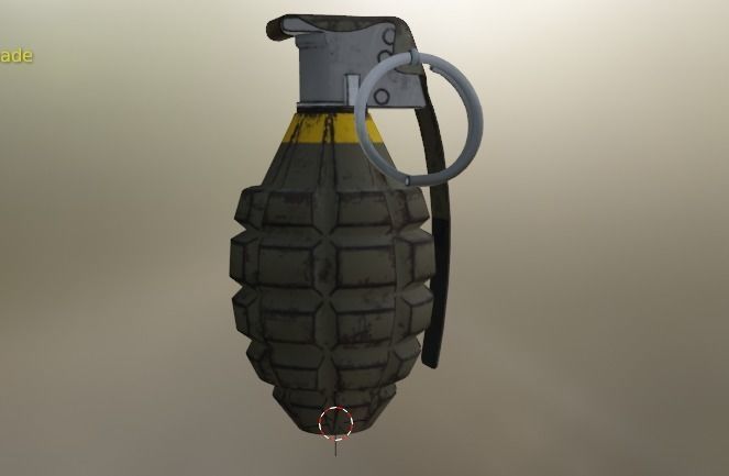 Hand Grenade MK2 3D Model 3D model | CGTrader