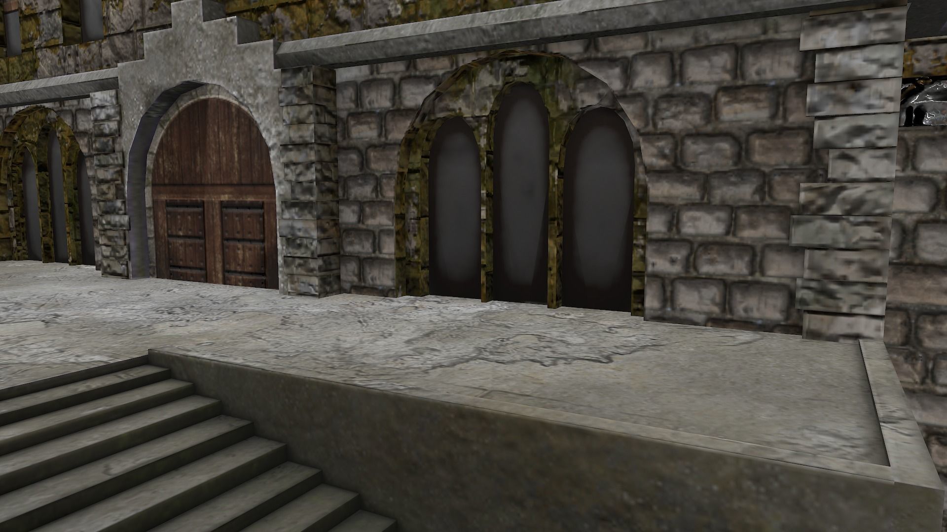 3D model Medieval Academy VR / AR / low-poly | CGTrader