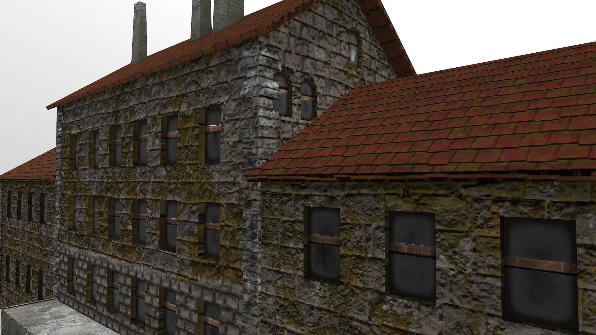 3D model Medieval Academy VR / AR / low-poly | CGTrader